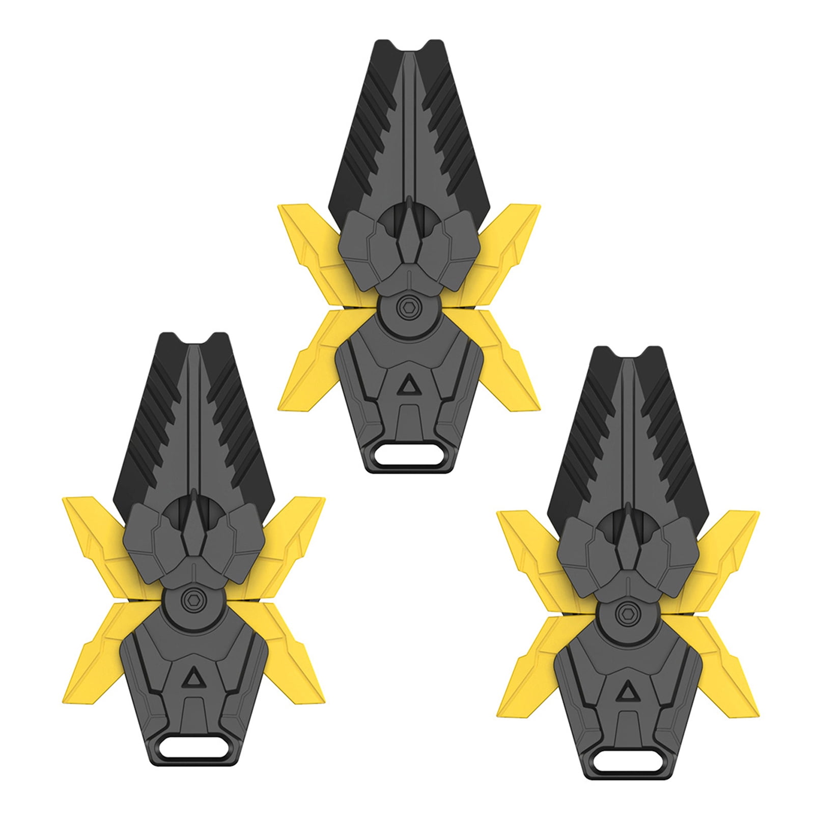 3Pcs 3D Printed Slider Shield Retractable Stress Anxiety Relief Kids ...