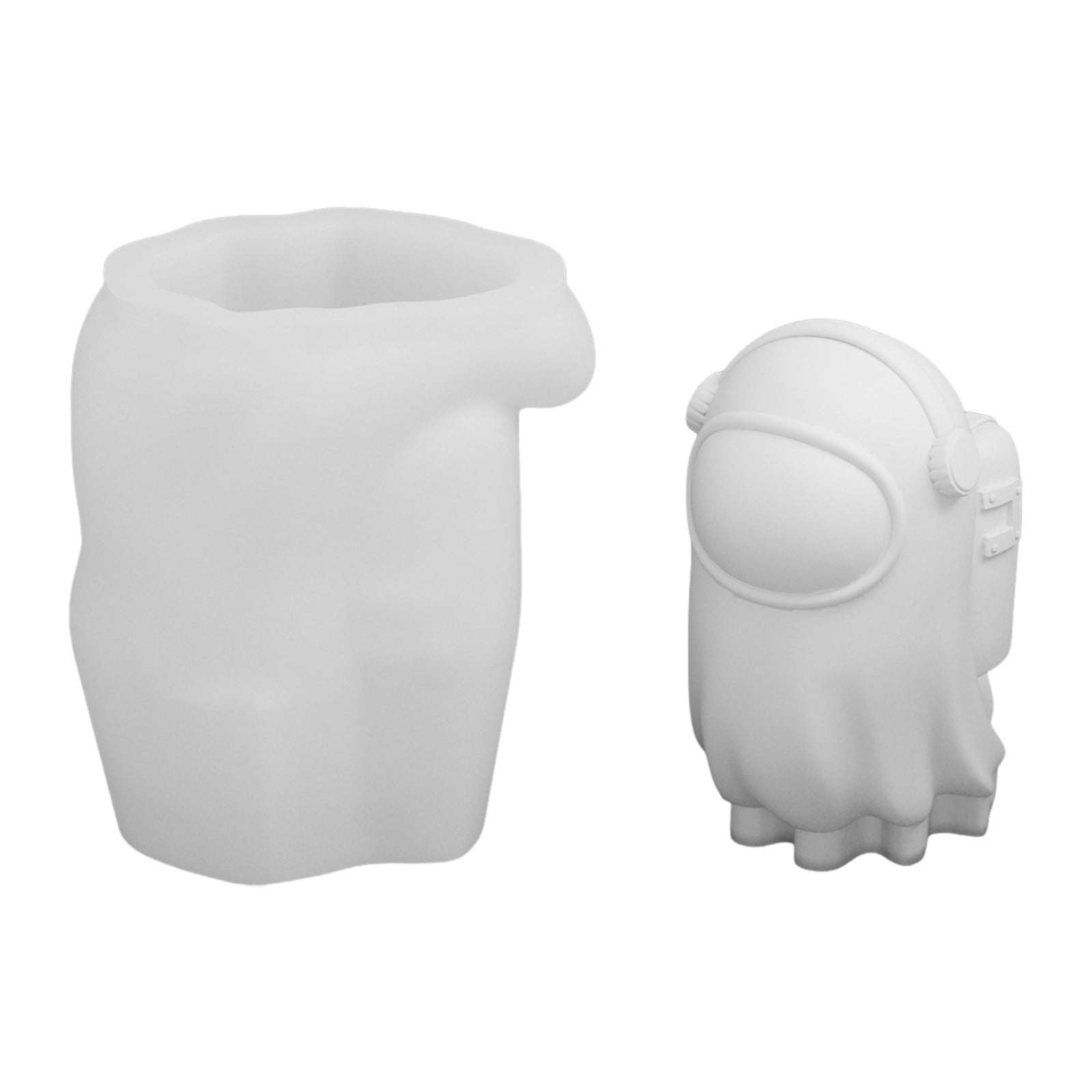 3Pcs 3D Rocket Epoxy Resin Mini Rocket Candle Space Theme Silicone For ...