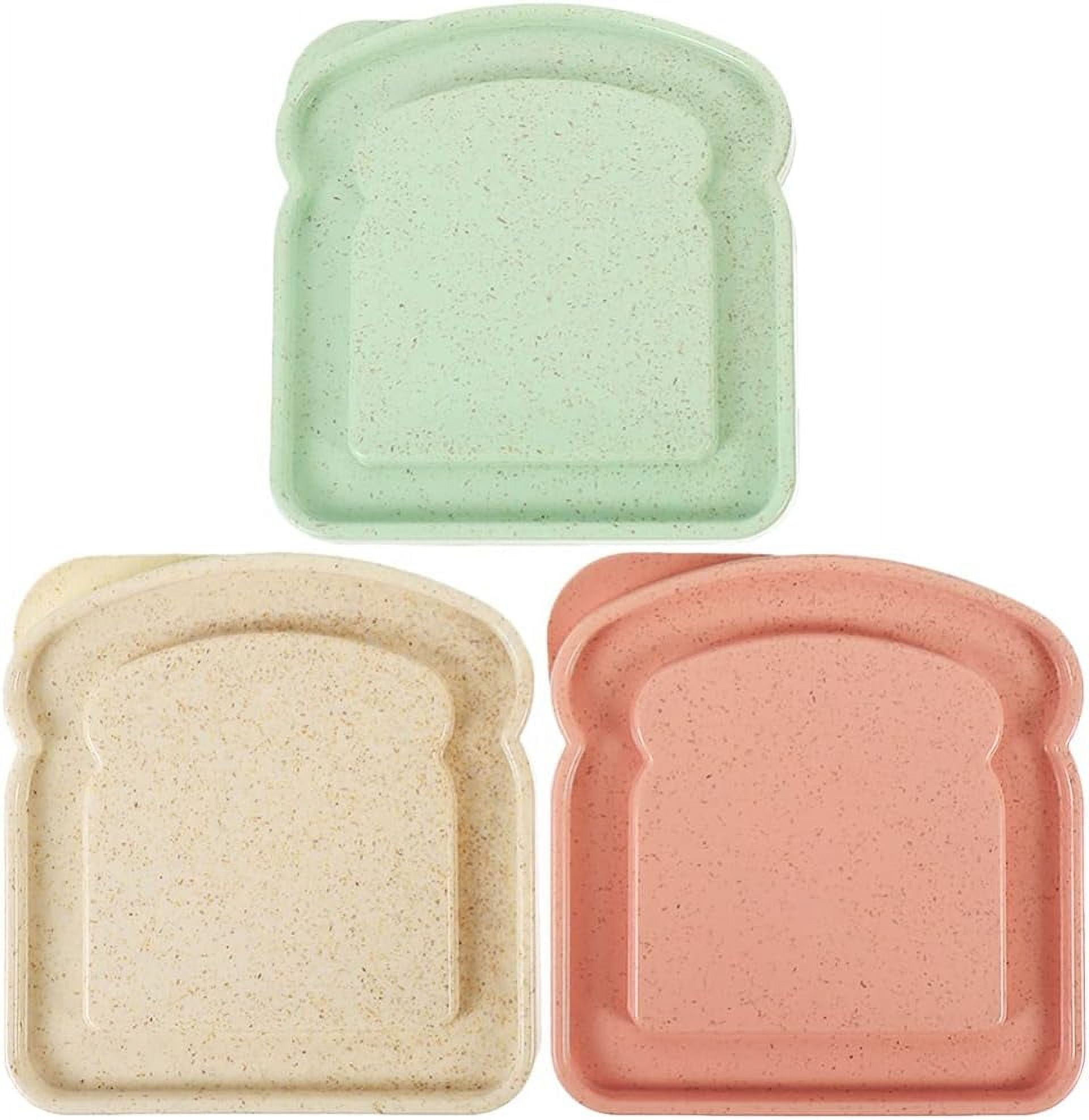 3Pcs/4Pcs Sandwich Keeper Bento Box Toast Containers, Sandwich ...