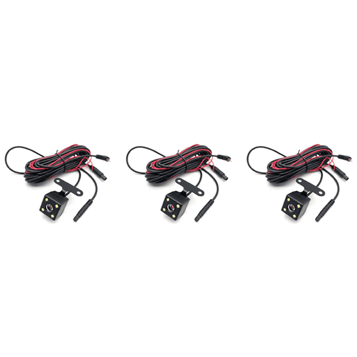 3Pcs 5 Pin Car Rear View Camera Reverse 170 Degree Wide Angle Recording ...