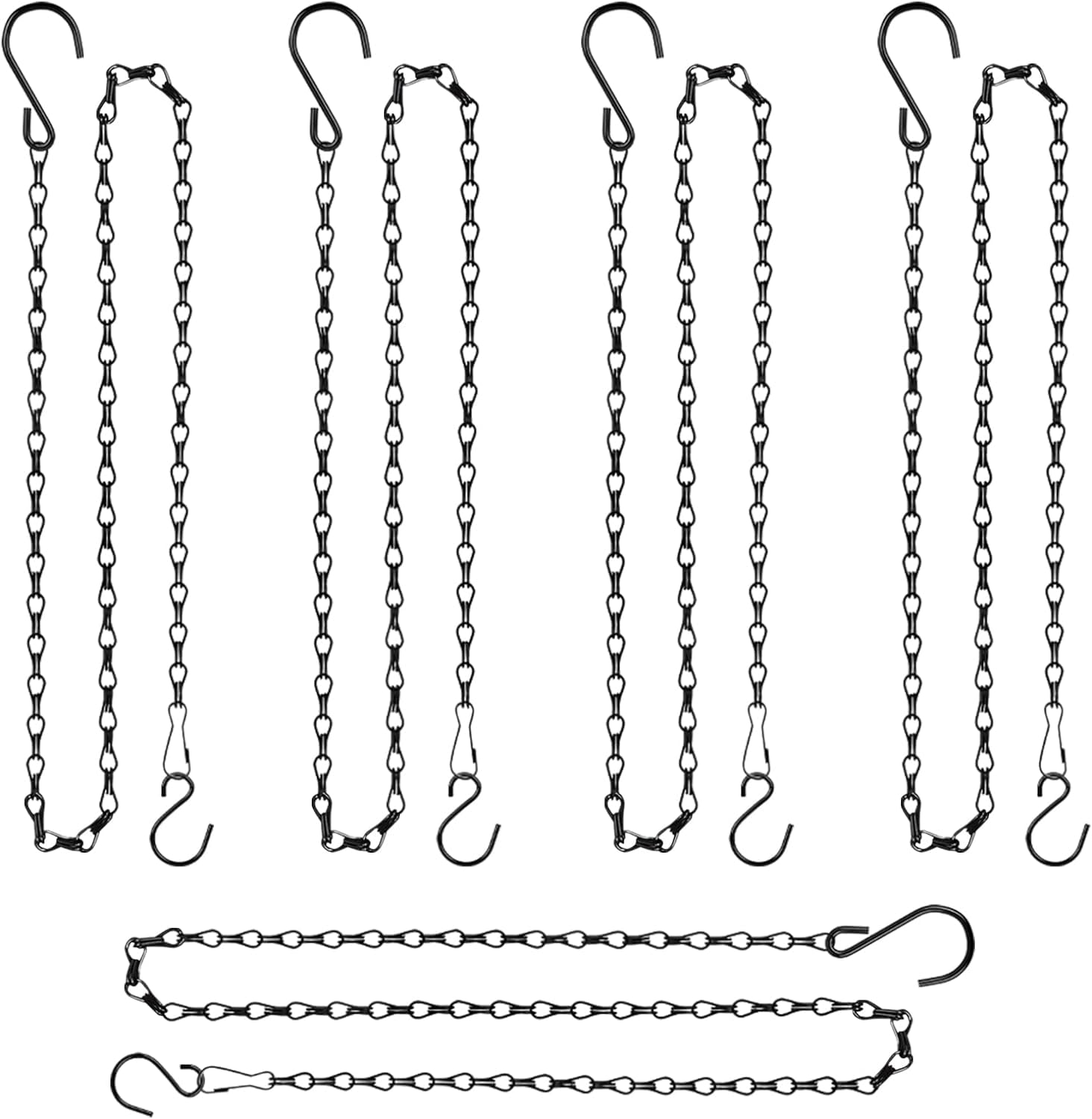 3Pcs/5Pcs/10Pcs Plant Hanging Chains, Metal Hanging Basket Chain with S ...