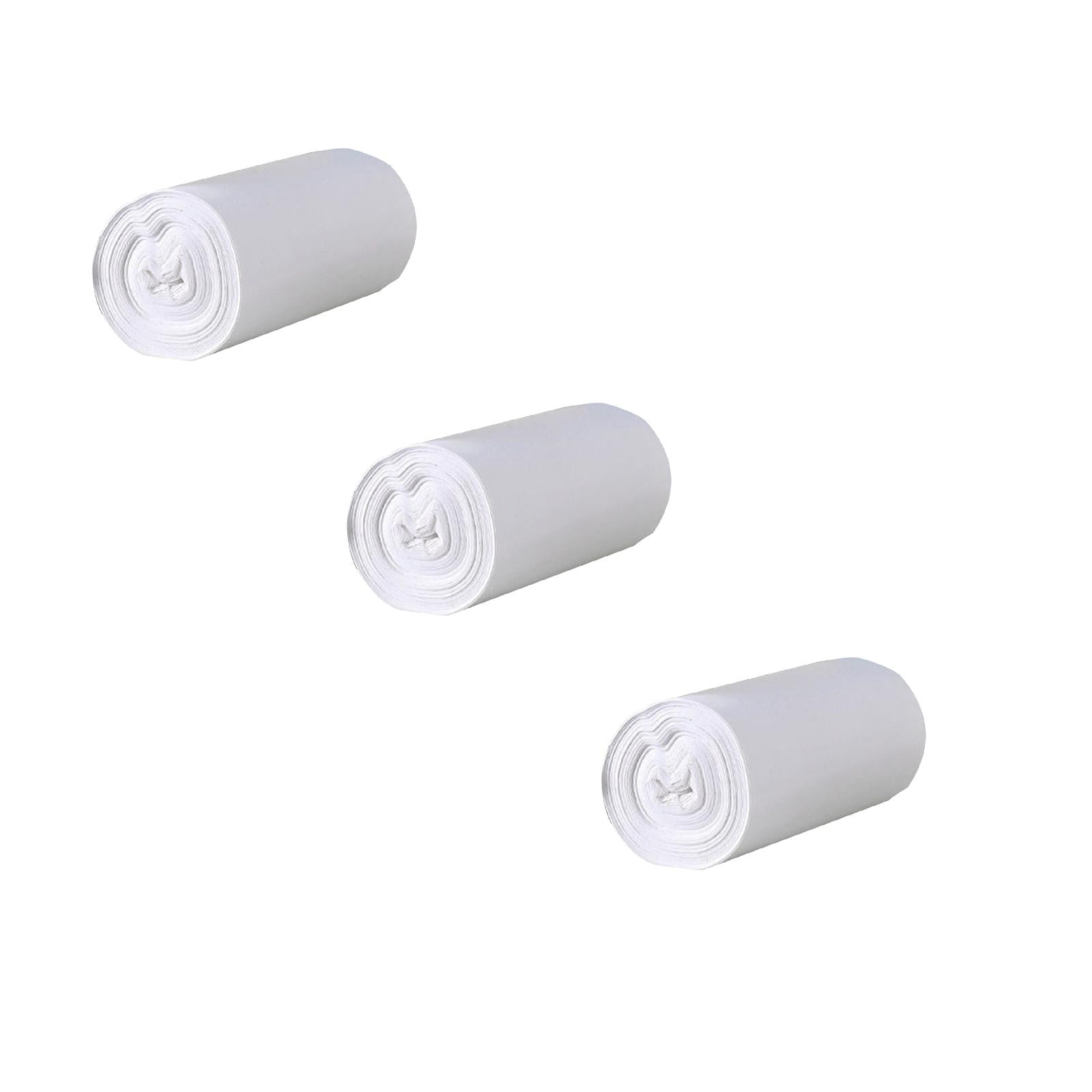 3Pcs 60 Count Clear Trash Bag Leakproof Small Thick Garbage Bags For ...