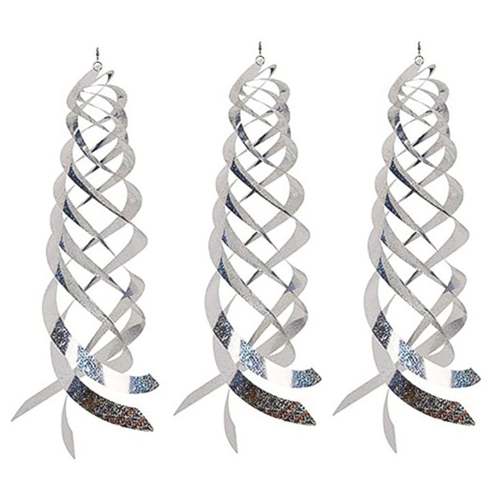 3Pcs/6Pcs Bird Repellent Spiral Reflectors-17.71 Inch Hanging ...