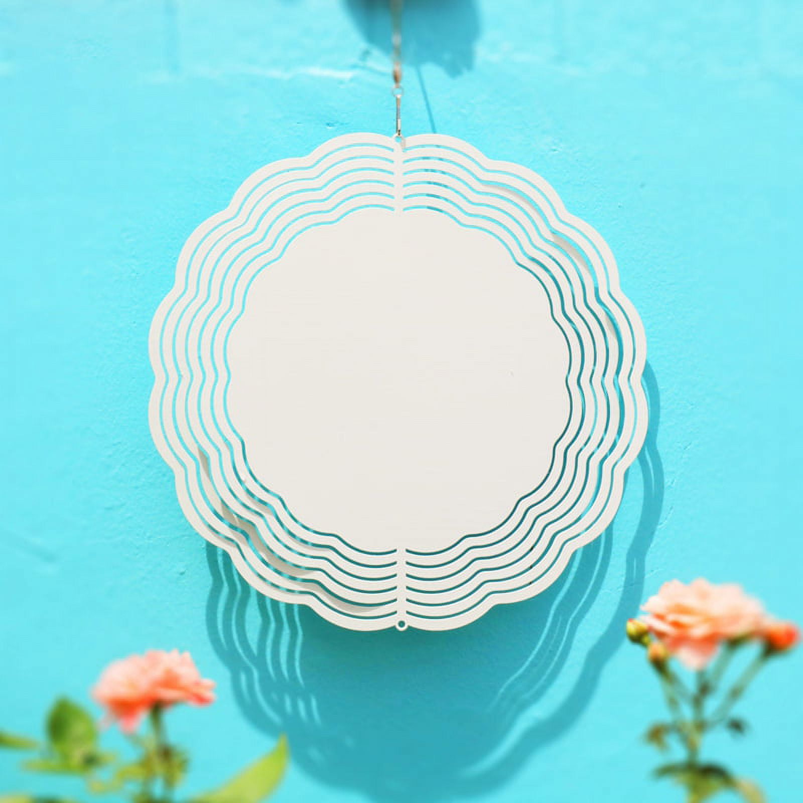 3Pcs 8 Inch Sublimation Wind Spinner Blanks 3D Wind Spinners Hanging ...