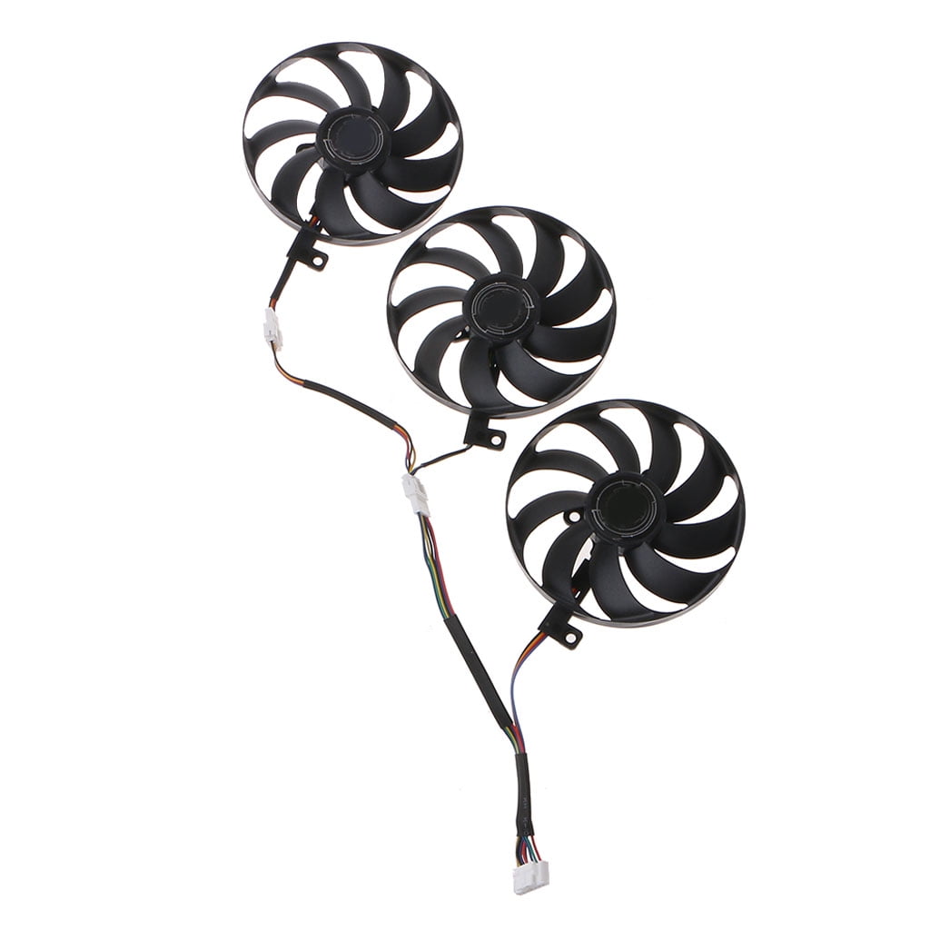 3Pcs 88MM T129215SU 7Pin VGA Fan Graphics Card Cooling Fan for ROG ...