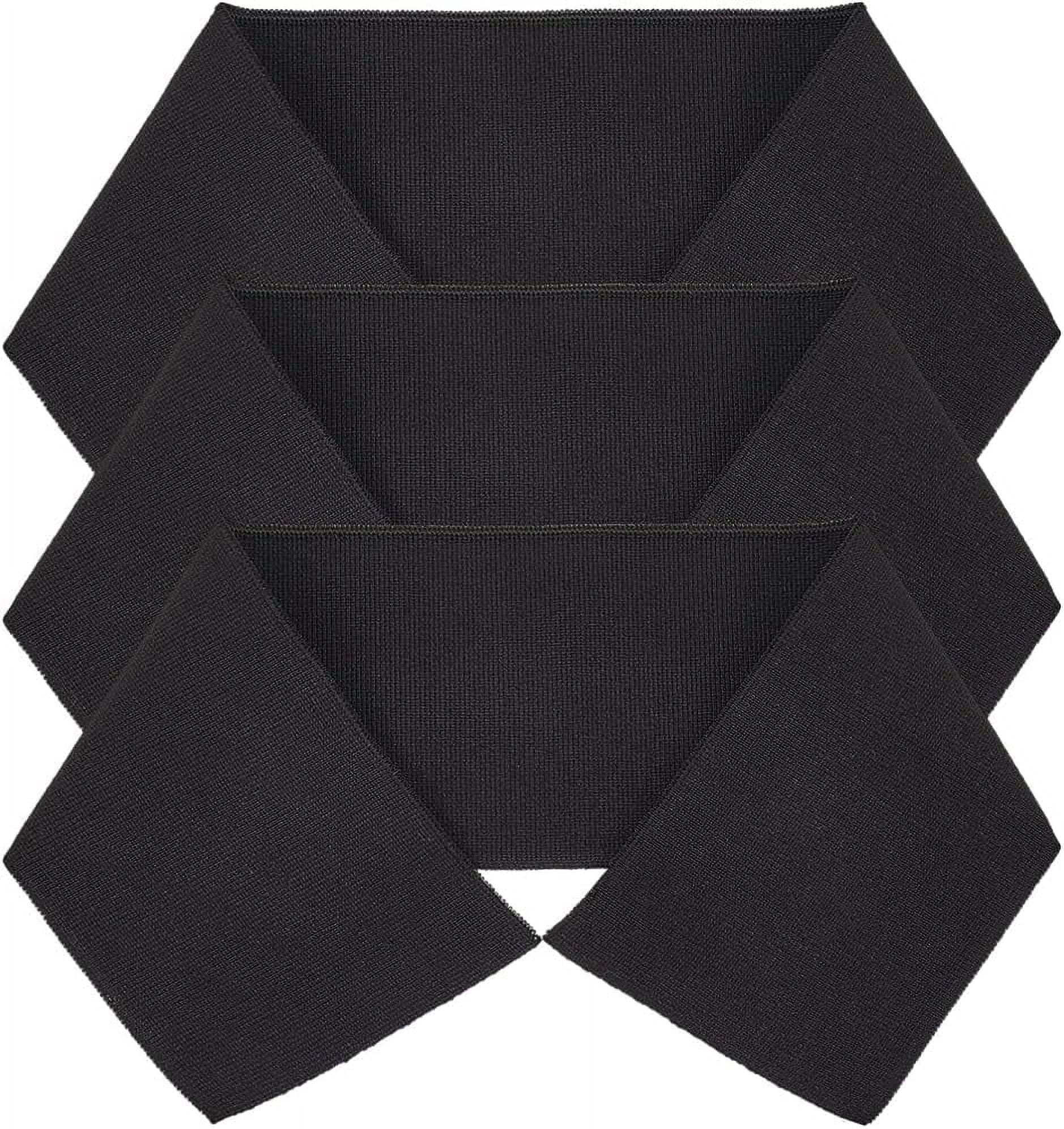 3Pcs 95% Cotton & 5% Elastic Fiber Ribbing Fabric for Cuffs Waistbands ...