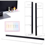 3Pcs Acrylic Monitor Memo Board Adhesive Side Monitor Message Board ...