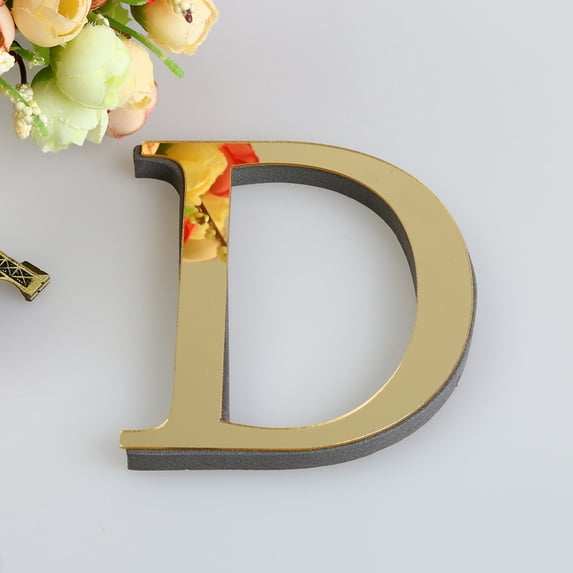 3Pcs Acrylic Wall Letters under $5! Xqxayjr Acrylic Mirror Alphabet ...