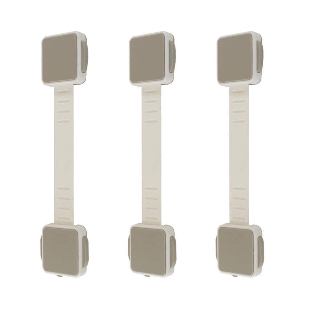 3Pcs Adhesive Child Proof Safety Locks Adjustable Baby Proofing Latches ...