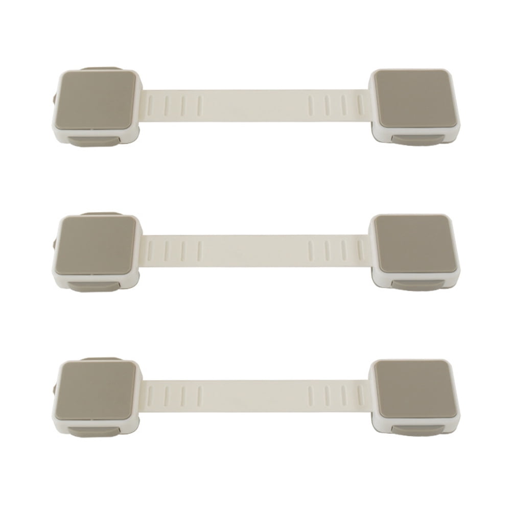 3Pcs Adhesive Child Proof Safety Locks Adjustable Baby Proofing Latches ...
