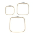 3Pcs Adjustable Square Embroidery Hoop Stitching Frame for Embroidery ...