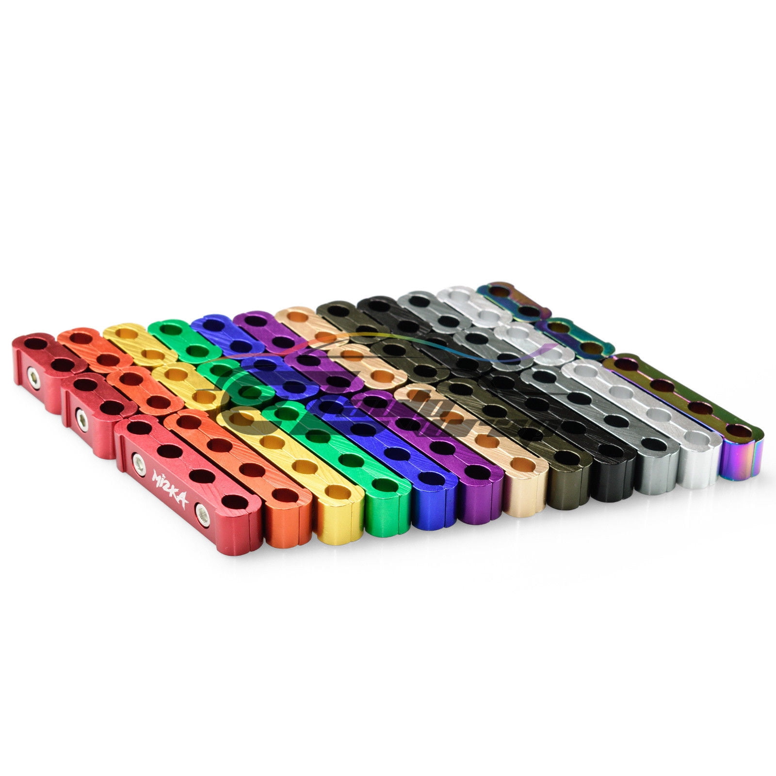 3Pcs Aluminum Engine Spark Plug Wire Separator Divider Organizer Clamp ...