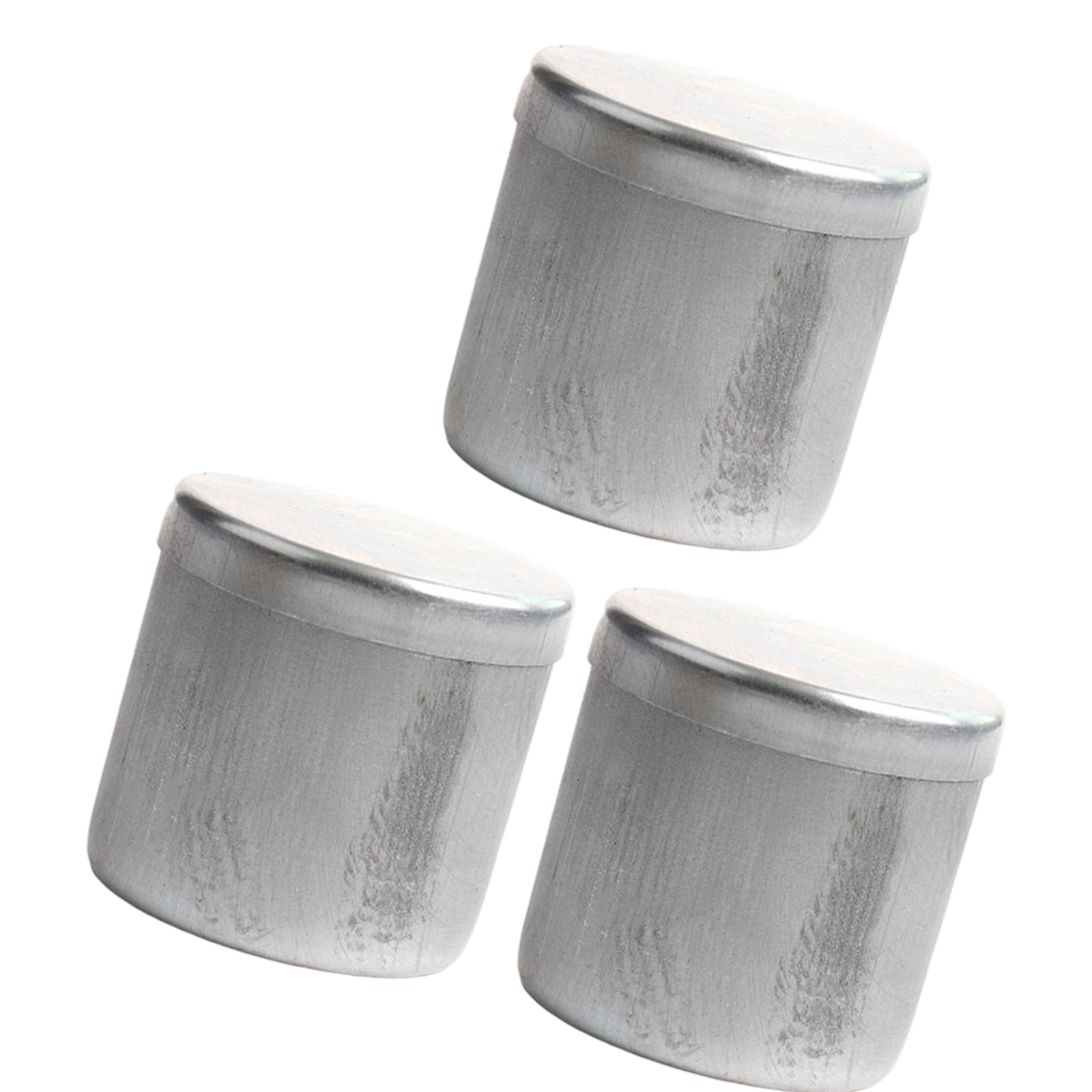 3Pcs Aluminum Soil Boxes with Lids Lab-Grade Weighing Containers for ...