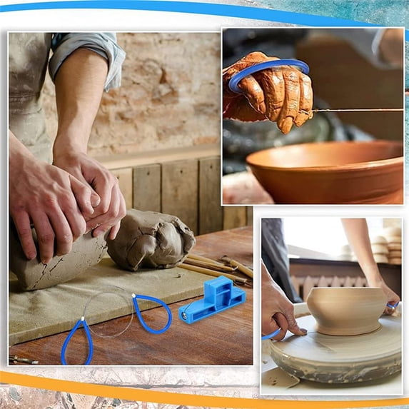 3Pcs Angle Cutting Clay Tool and Clay Cutters Wire Set Include Steel ...