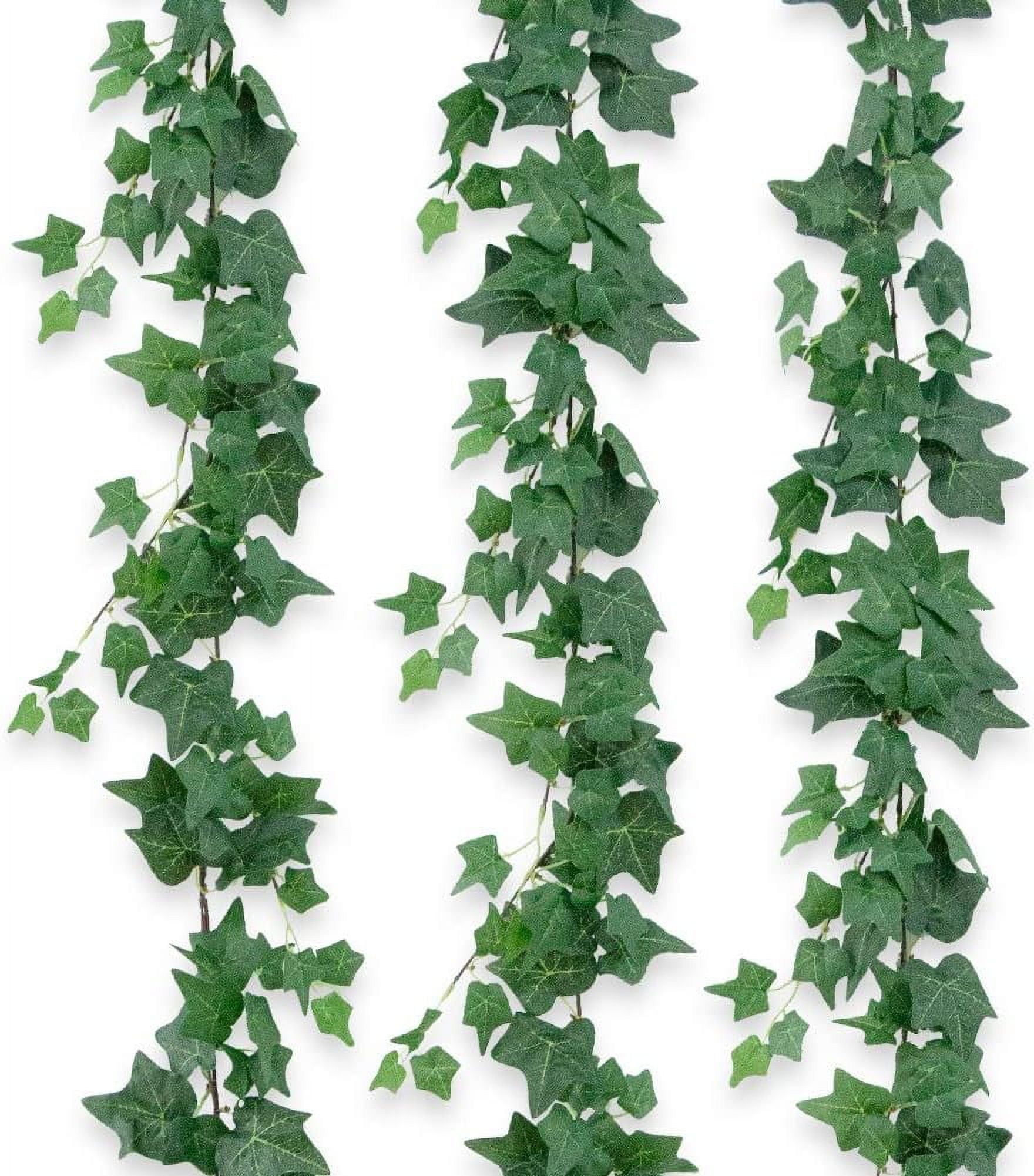 3Pcs Artificial Greenery Ivy Vines Kit, 6FT Odorless Silk Ivy Garland ...