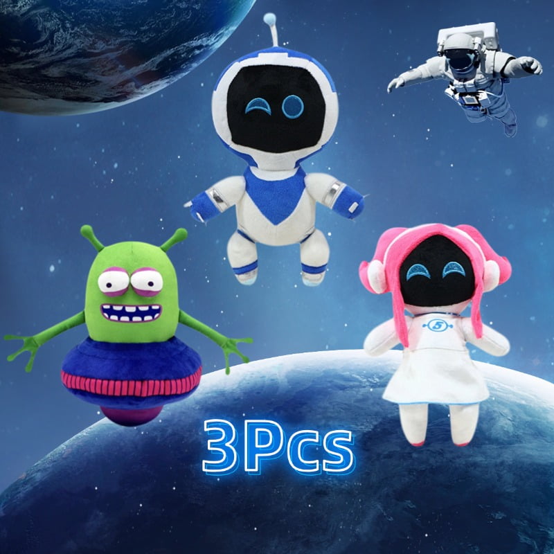 3Pcs Astro Bot Plush Toy,A Perfect Surprise for Children and Game Fans ...