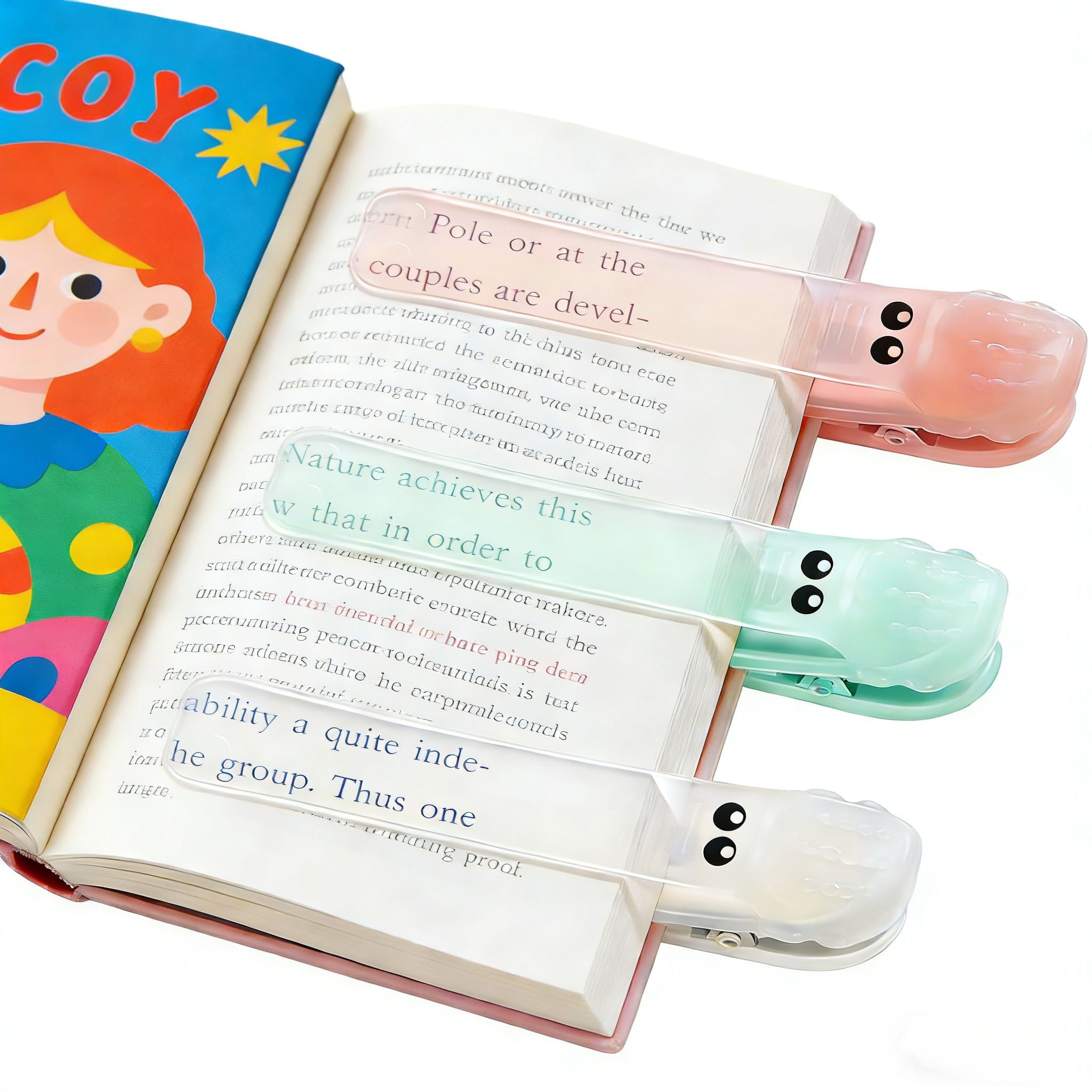 3Pcs Automatic Bookmark, Book Markers for Reading, Cute Book Markers ...