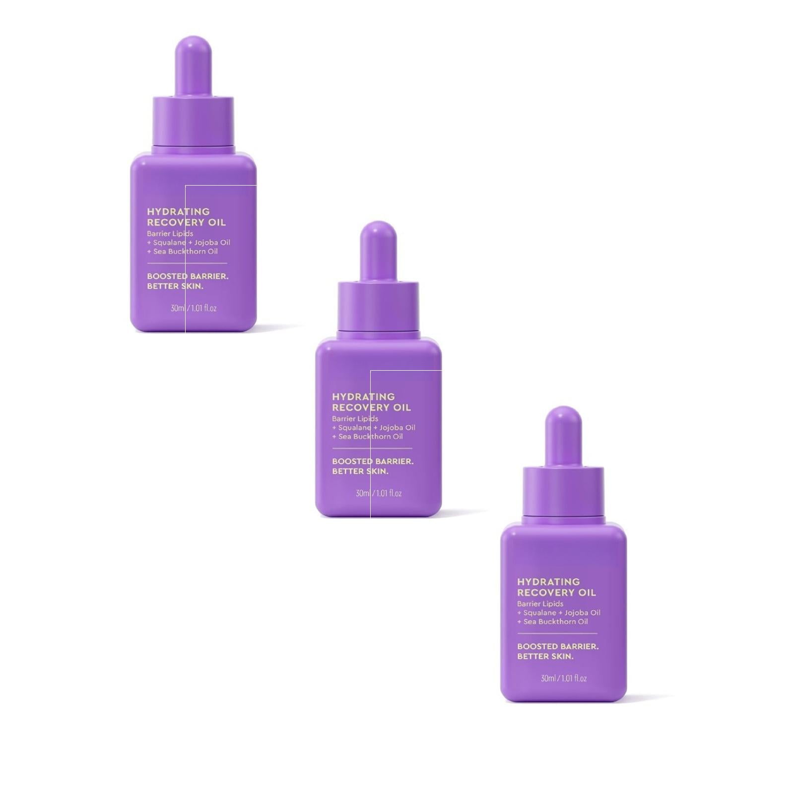 3Pcs BYOMA Hydrating Recovery Oil - Luxury Face Oil with Squalane, Jojoba Oil & Seabuckthorn Oil ...