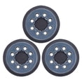 3Pcs Backing Pad 5 Inch Sanding Pad 8-Hole Hook and Loop Sander Pad ...