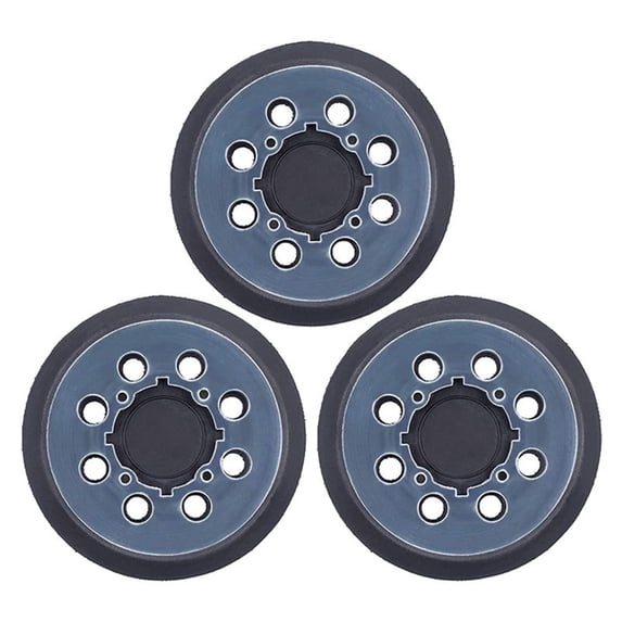 3Pcs Backing Pad 5 Inch Sanding Pad 8-Hole Hook and Loop Sander Pad ...