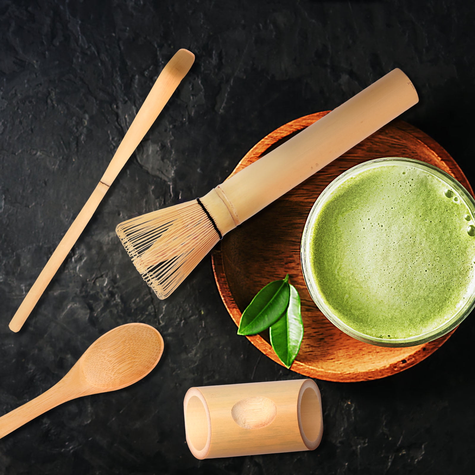 3Pcs Bamboo Matcha Whisk Scoop Set for Tea Lovers Beginners Efficient ...