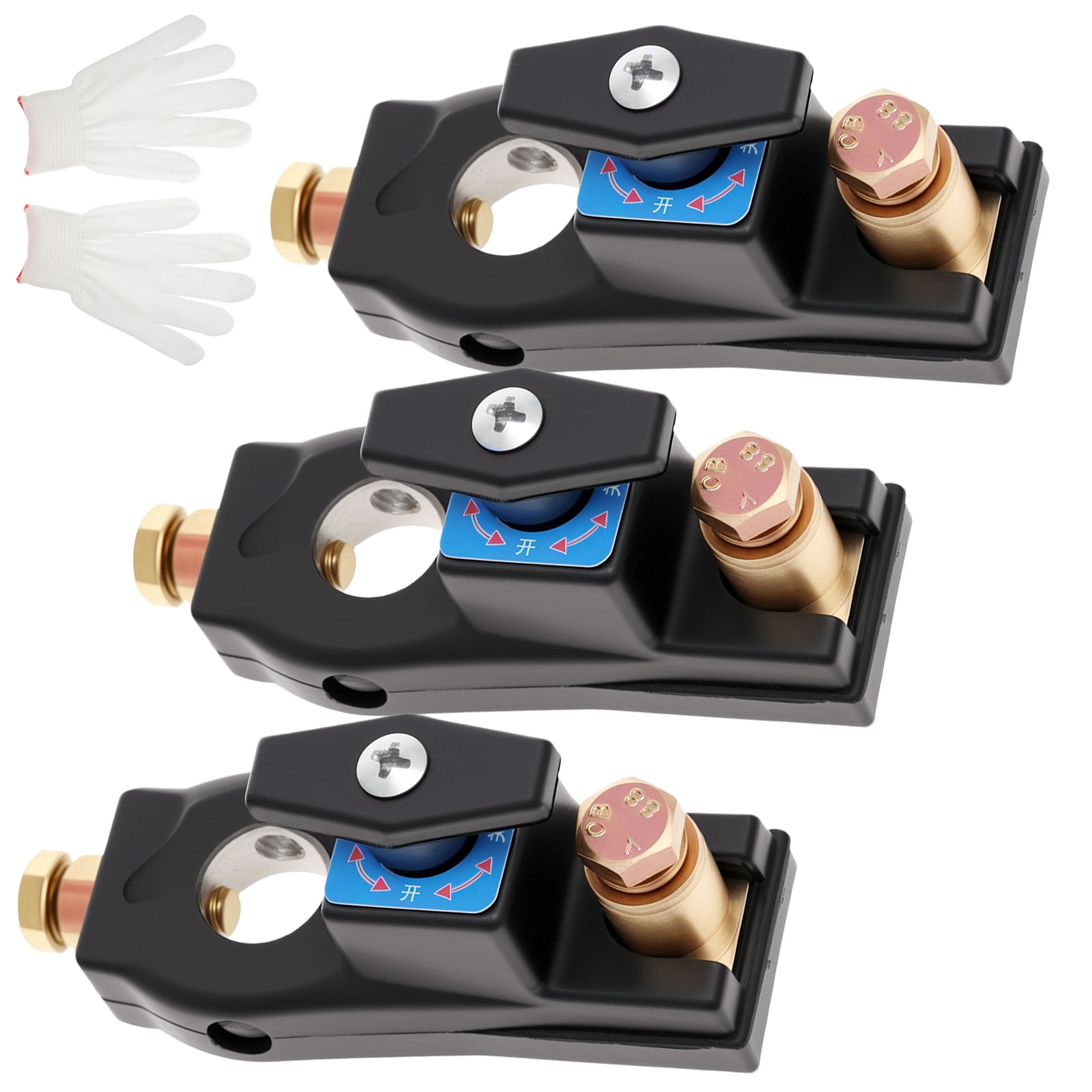 3Pcs Battery Disconnect Switch 12V 24V Universal Car Battery Cut Off ...