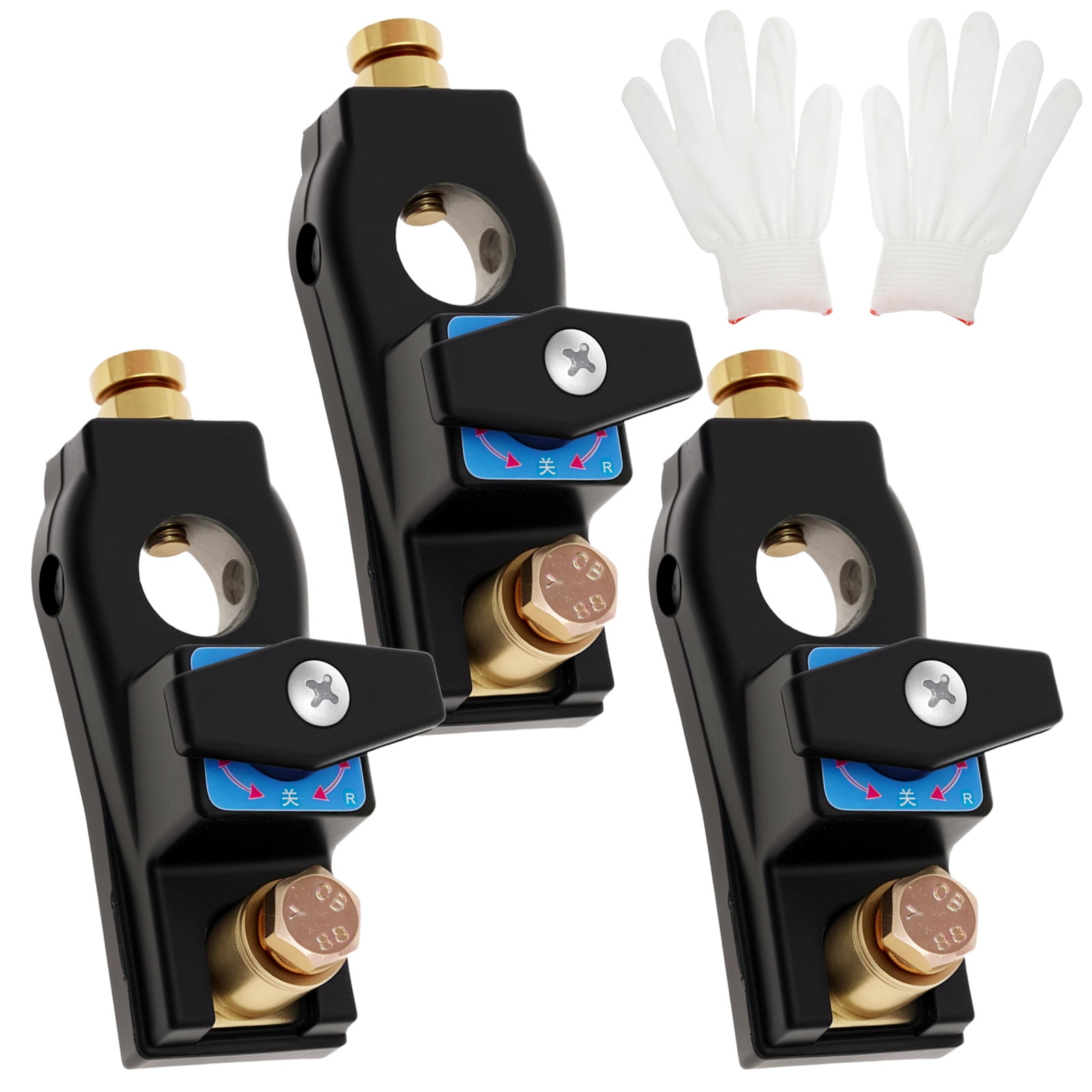 3Pcs Battery Disconnect Switch 12V 24V Universal Car Battery Cut Off ...