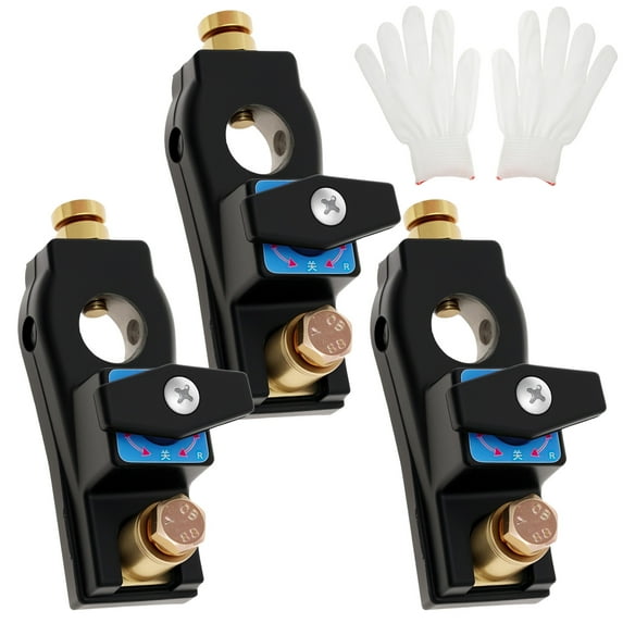 3Pcs Battery Disconnect Switch 12V 24V Universal Car Battery Cut Off ...