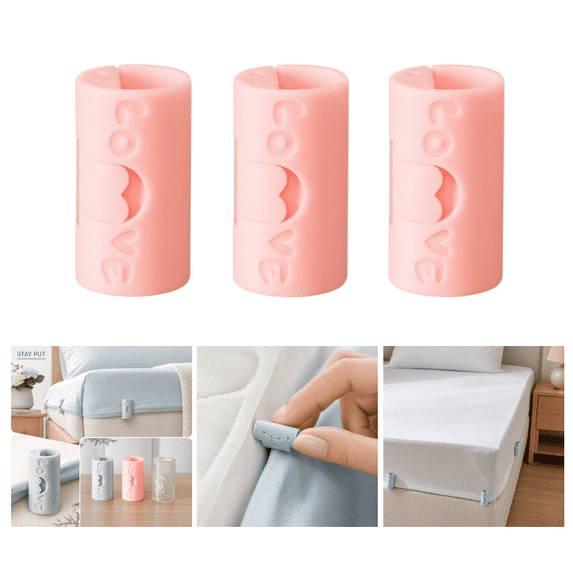 3Pcs Bed Sheet Grippers, Sheet Clips for Bed Sheet Holder, Duvet Cover ...