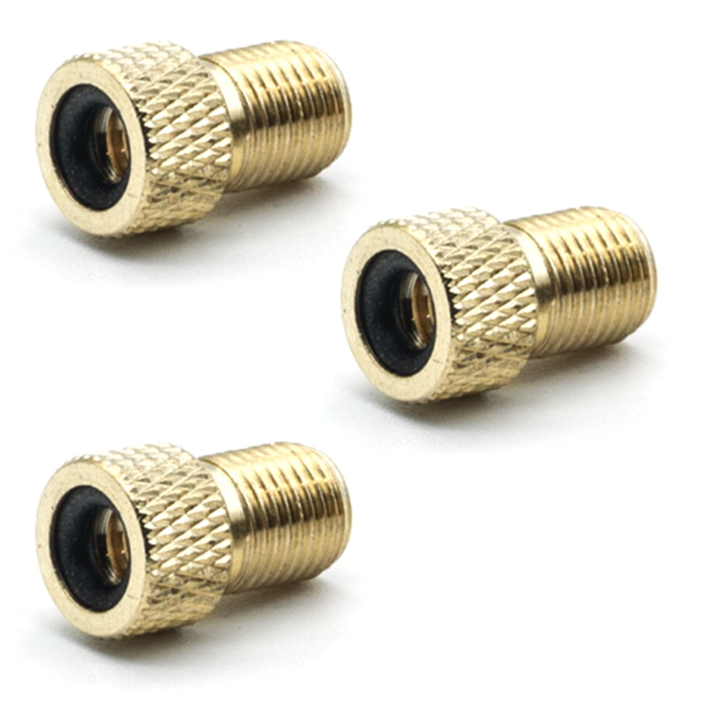 3Pcs Bike Valve Adapter DV and SV (Dunlop and French Valve) to AV (Car ...