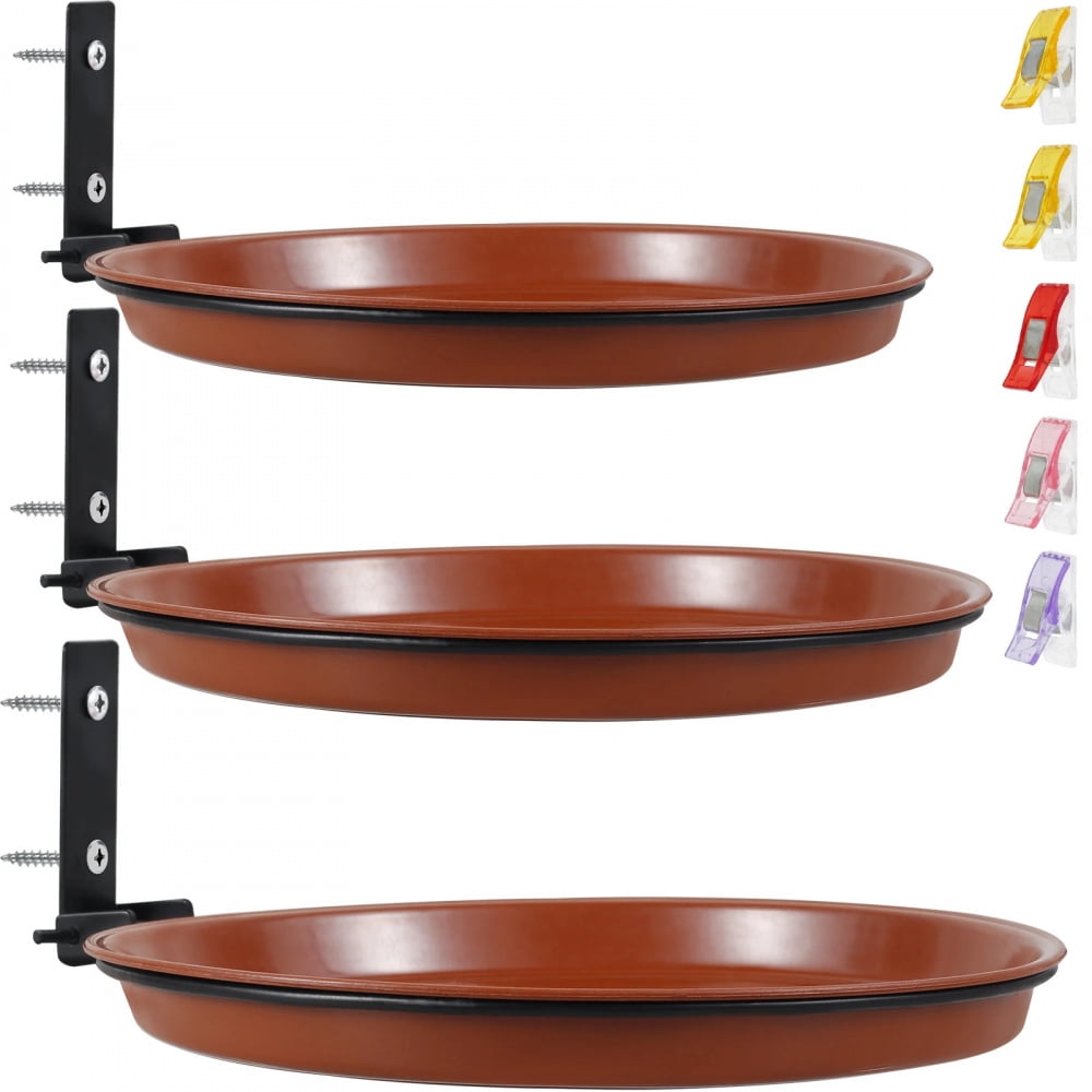 3Pcs Bird Feeding Trays Tree Mounted Bird Feeders Bird Bath Spa ...