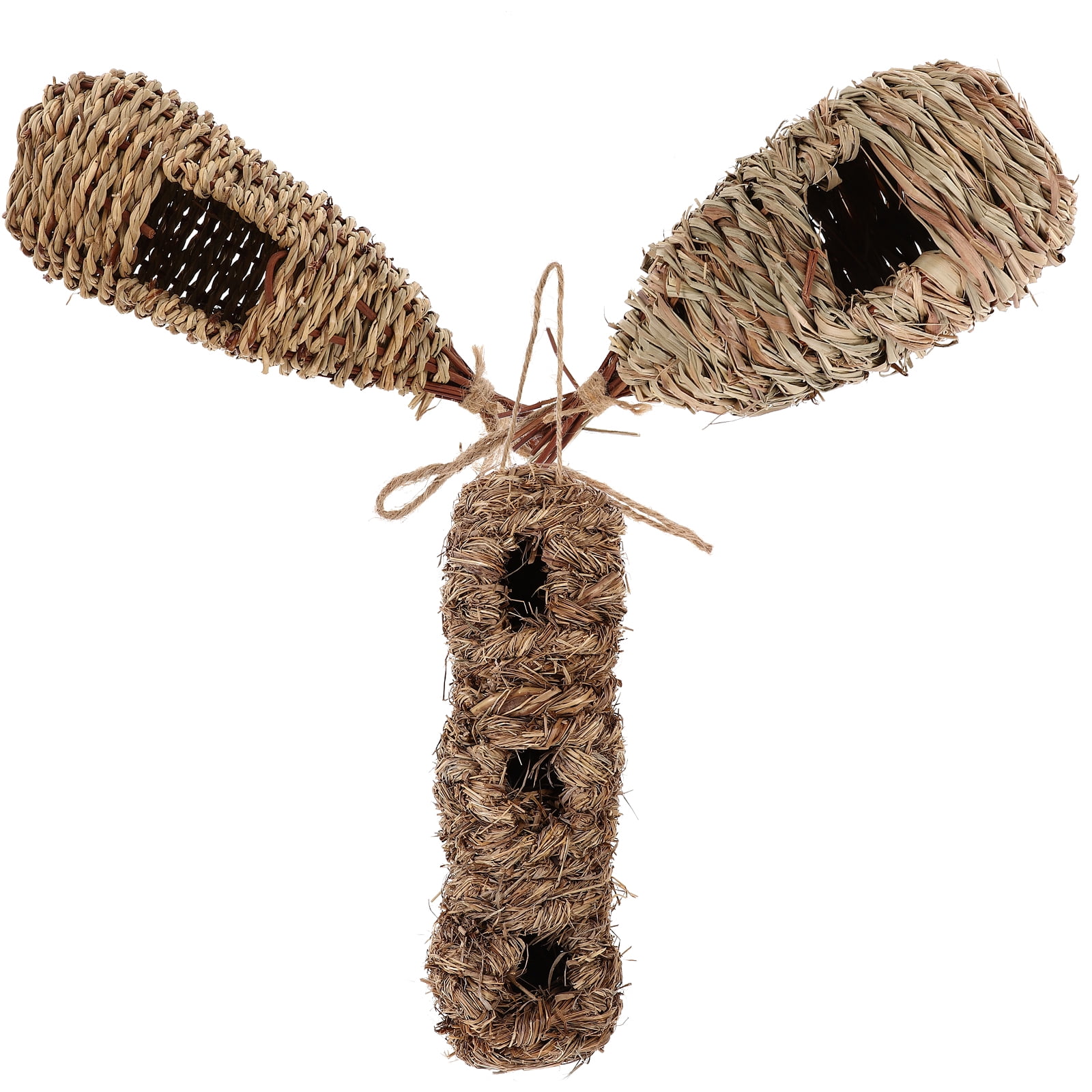 3Pcs Bird Nest Handwoven Straw Bird Nest Hatching Breeding Cave House ... 3Pcs Bird Nest Handwoven Straw Bird Nest Hatching Breeding Cave House ...