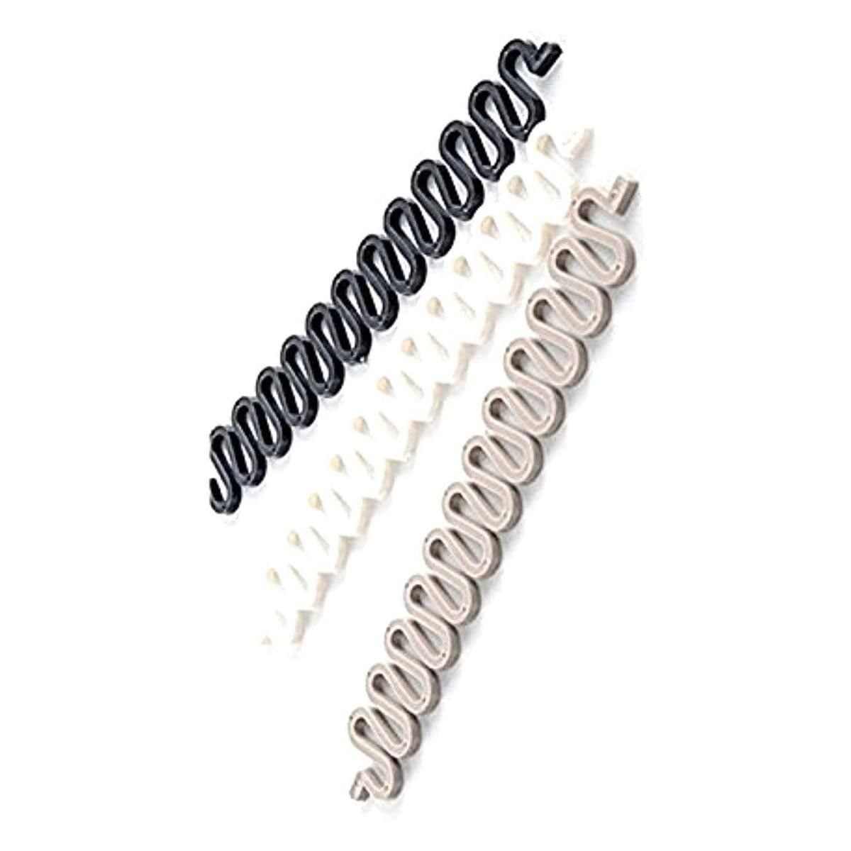 3Pcs (Black,Grey,White) Women Hair Styling Clip DIY French Hair ...