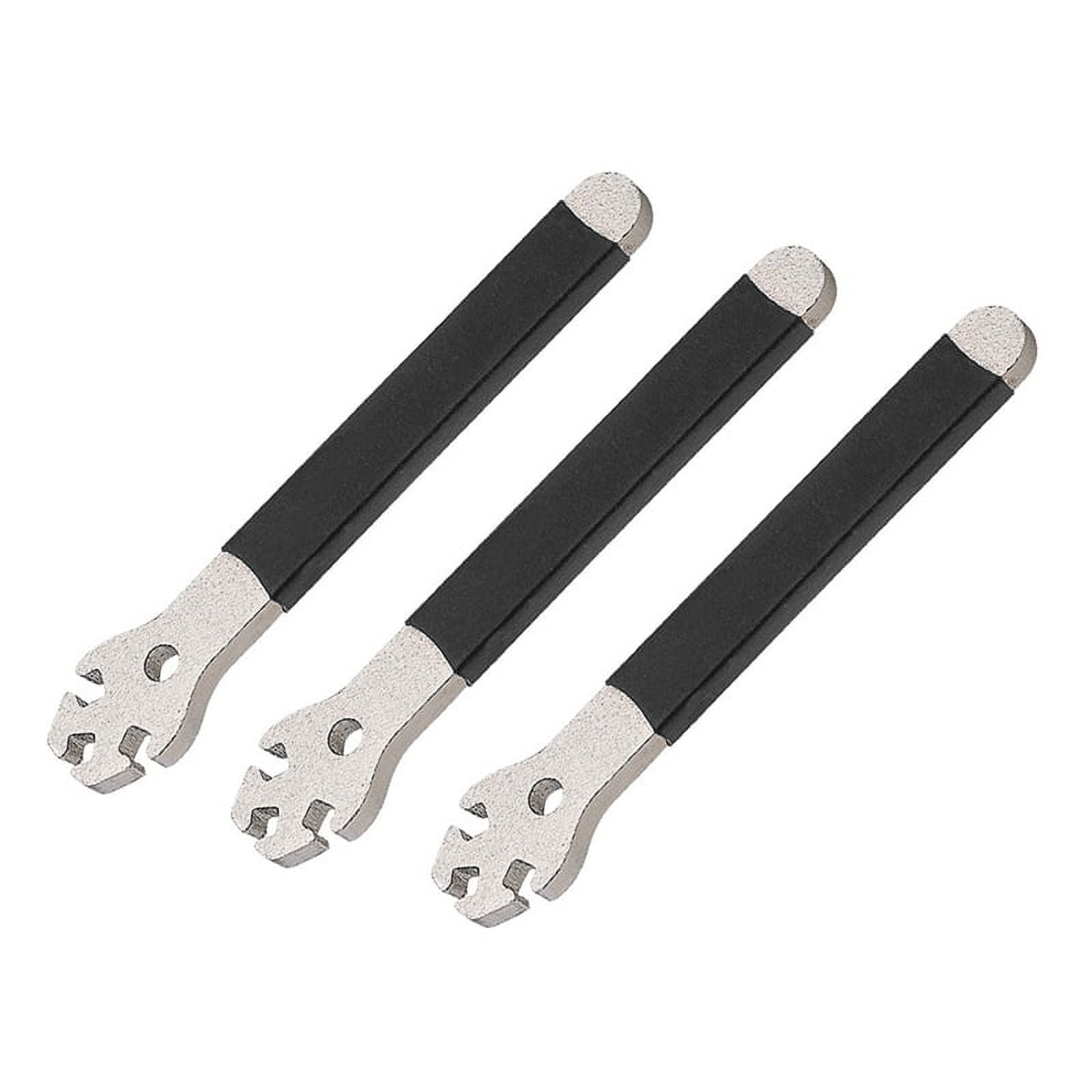 3Pcs Black Mountain Bike Spoke Wrench Adjustment Corrector Installation ...