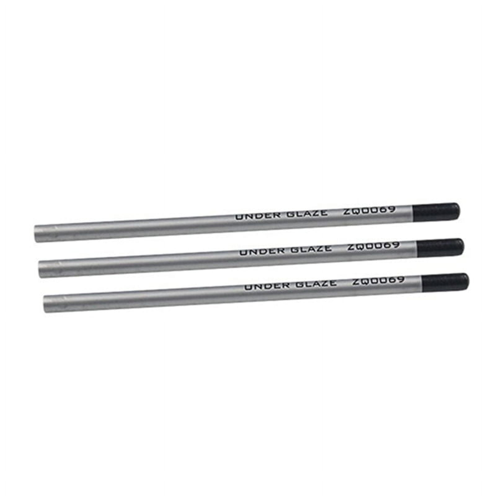 3Pcs Black Underglaze Pencils,Underglaze Pencils for Pottery,Underglaze ...