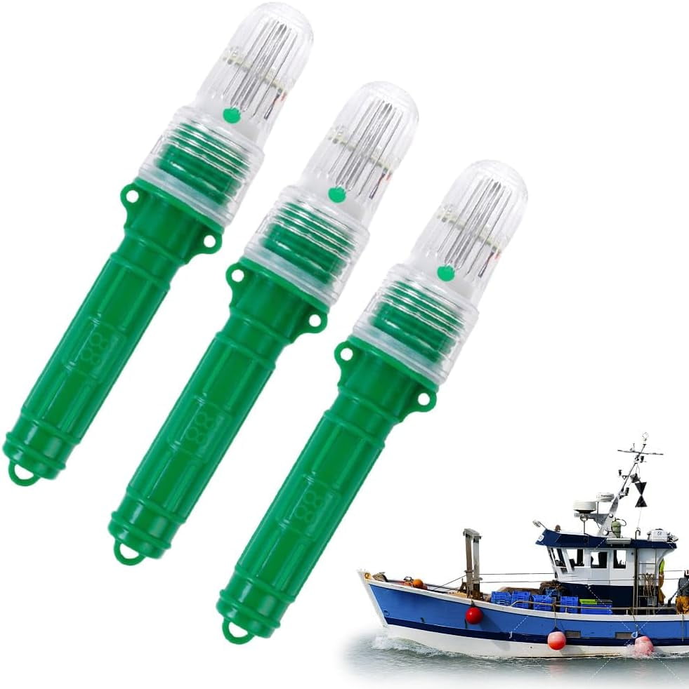3Pcs Boat Flares, 2025 Upgraded Coast Guard Approved Marine LED Boat ...