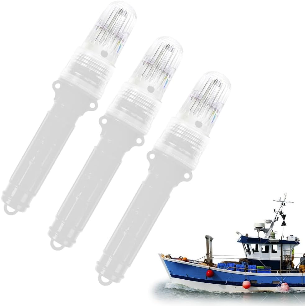 3Pcs Boat Flares, 2025 Upgraded Coast Guard Approved Marine LED Boat ...