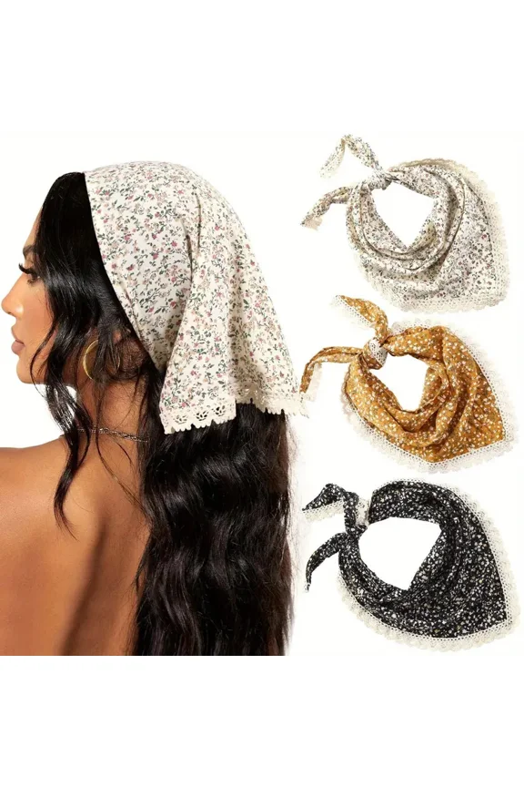 Lace Bandanas for Women Clothing Accessories