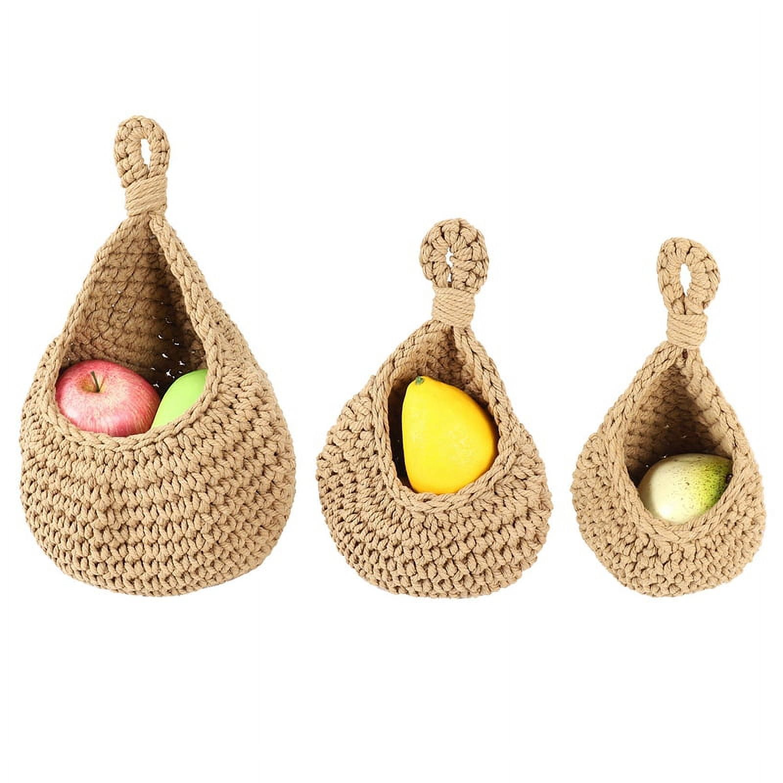 3Pcs Boho Hanging Basket, for Storage, Vegetable Keeper - Walmart.com