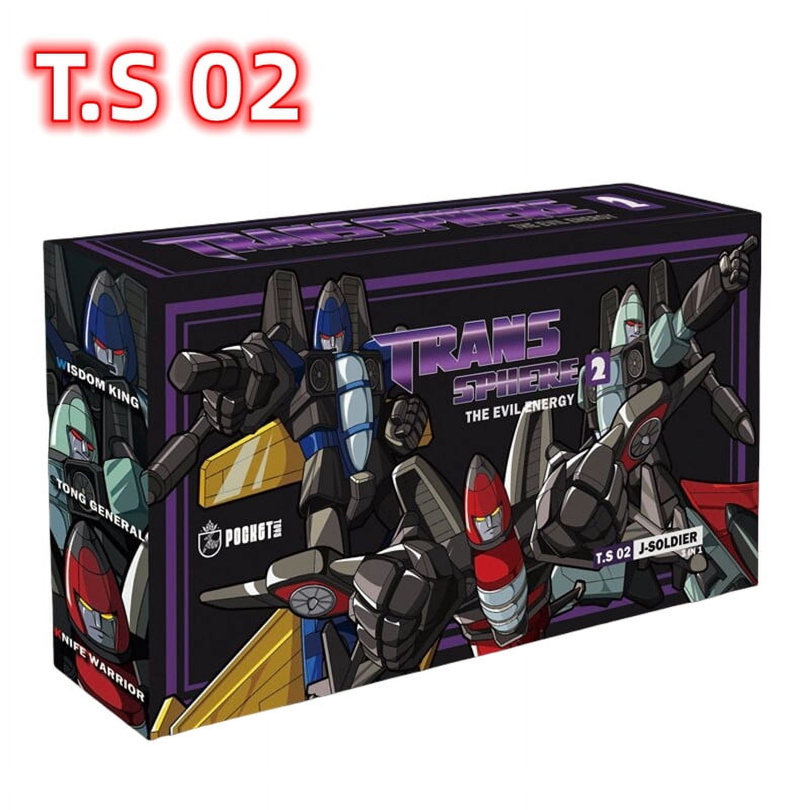 3Pcs/Box Transformation robot toy G1 cartoon Flight team Starscream Skywarp Thundercracker ...