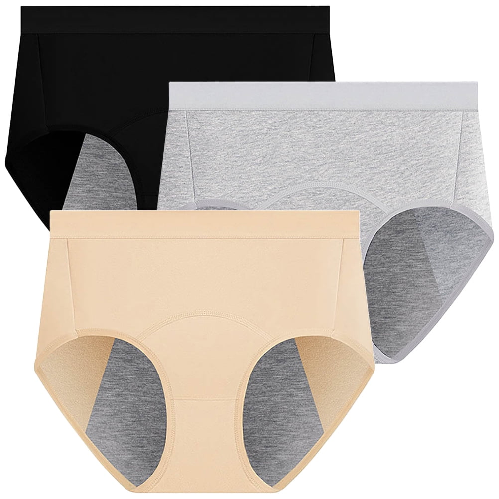 3Pcs Breathable Female Underwear Comfortable Women Briefs Lovely Women ...