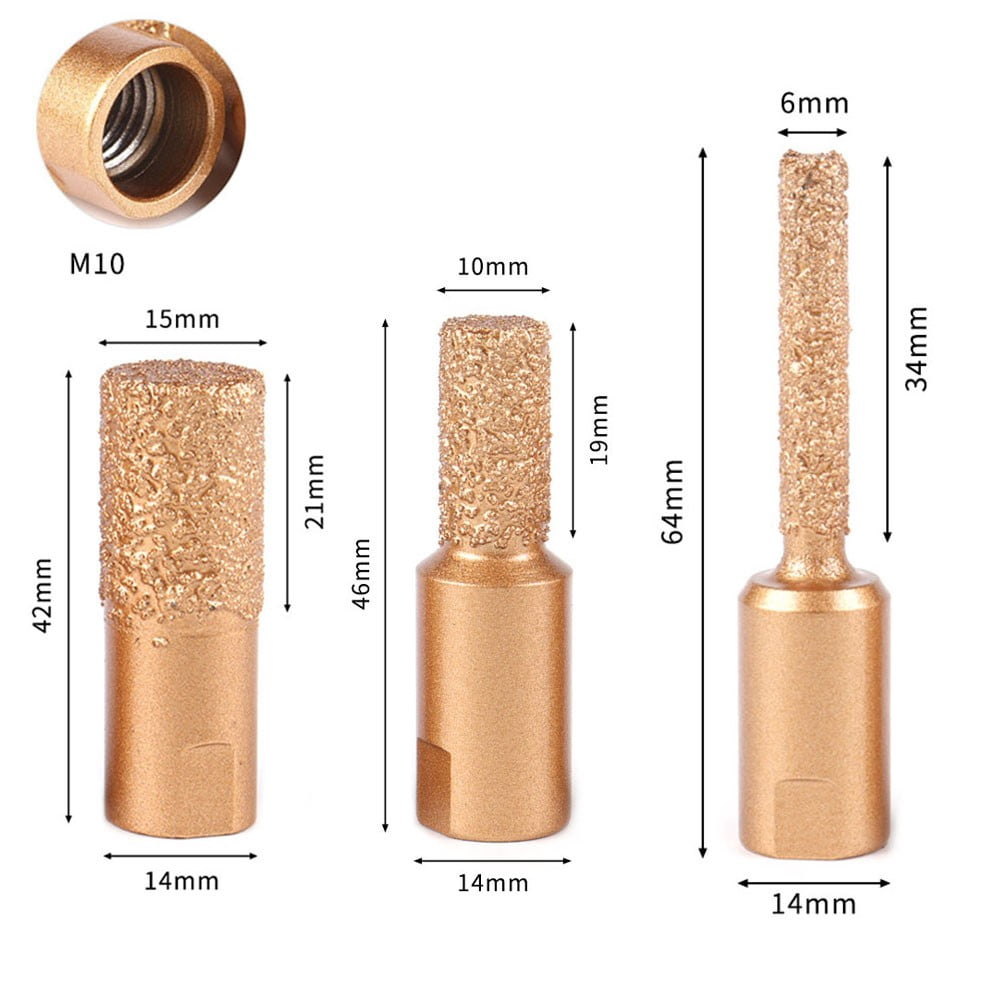3Pcs Burr Rotary Grinding Tool Set For Angle Grinder Edges And Grooving ...