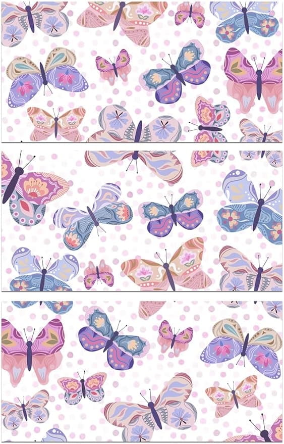 3Pcs Butterflies Theme Decor Transfers 6x12inch Furniture Transfer ...