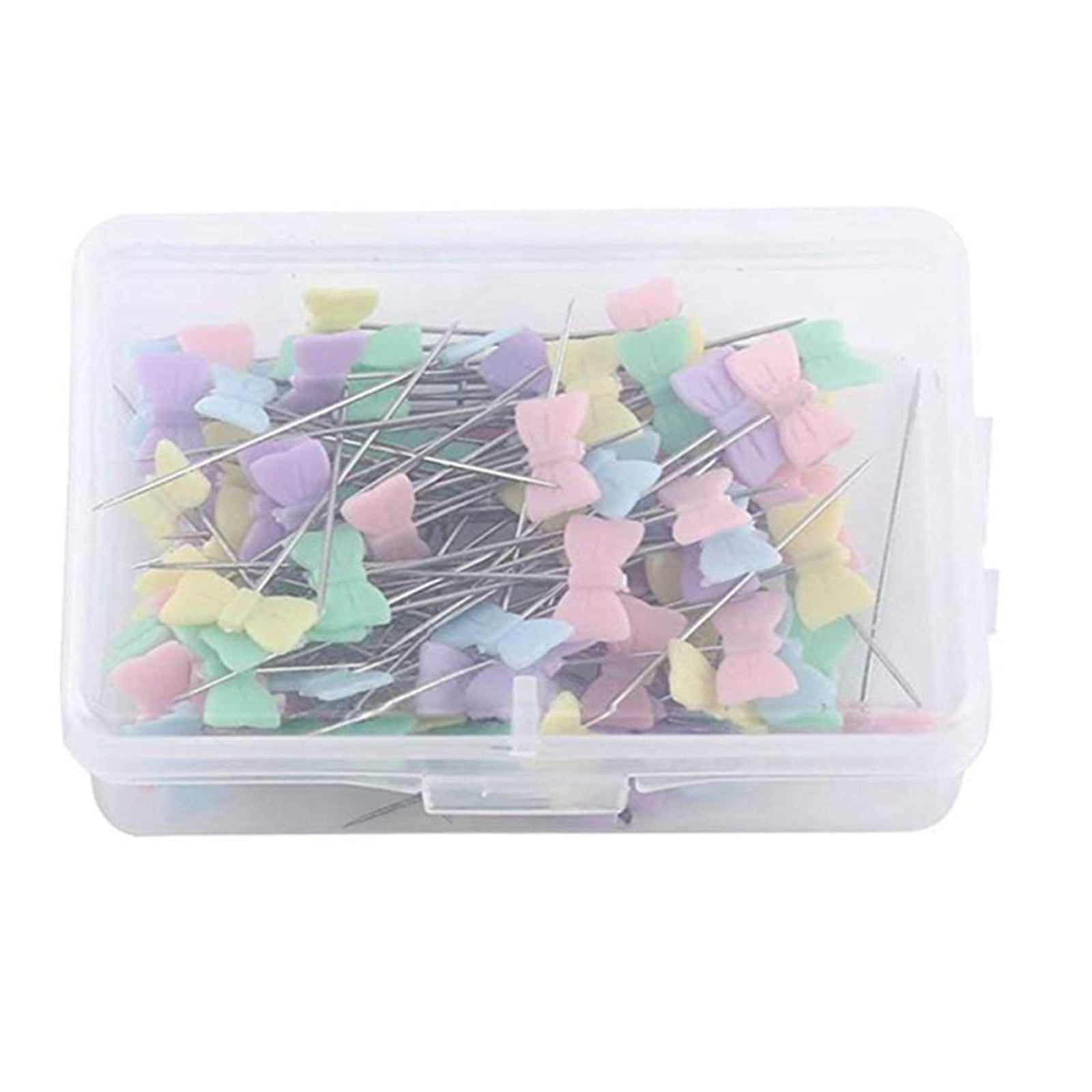 3Pcs Button Fixing Pins! Yannianjz 100PCS Colorful Flat Cravat ...