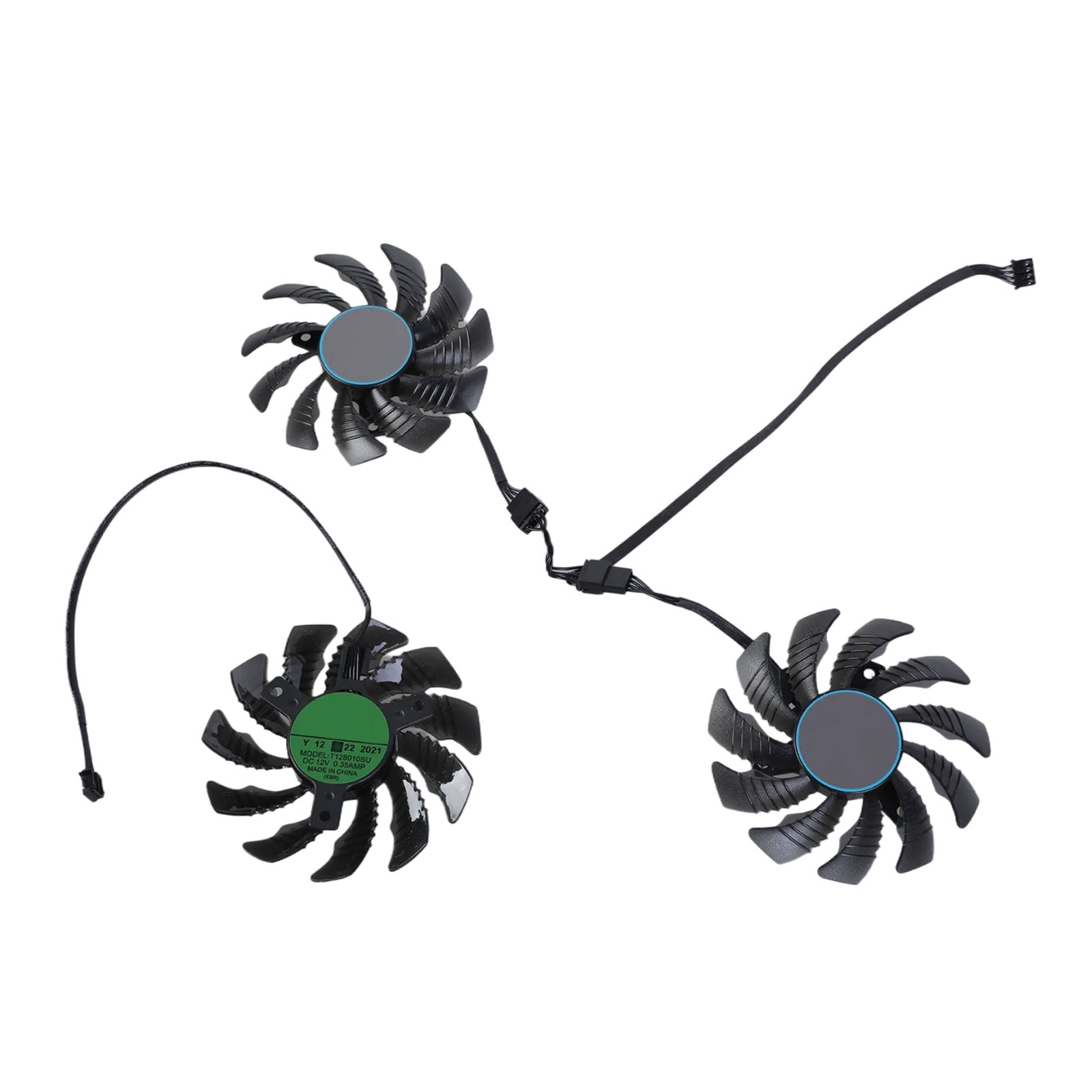 3Pcs CF9010U12D 12V 0.35A Graphics Card Cooling VGA Coolers Fan 4Pin ...