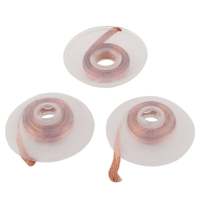 3Pcs CP-3515 3.5mm Copper Braided Solder Remover Desoldering Wick 1.5M ...