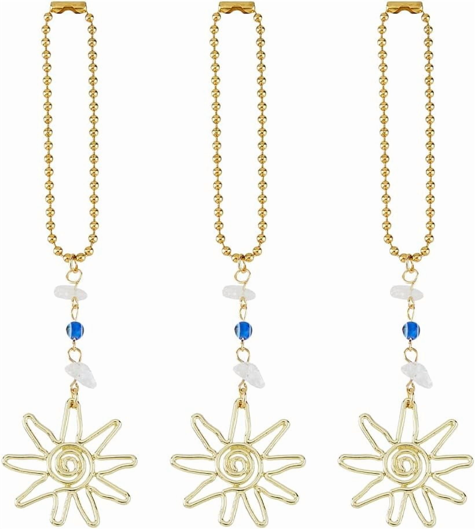 3Pcs Car Charm Hanging Ornament Sun Hanging Cars Accessories Good Luck ...