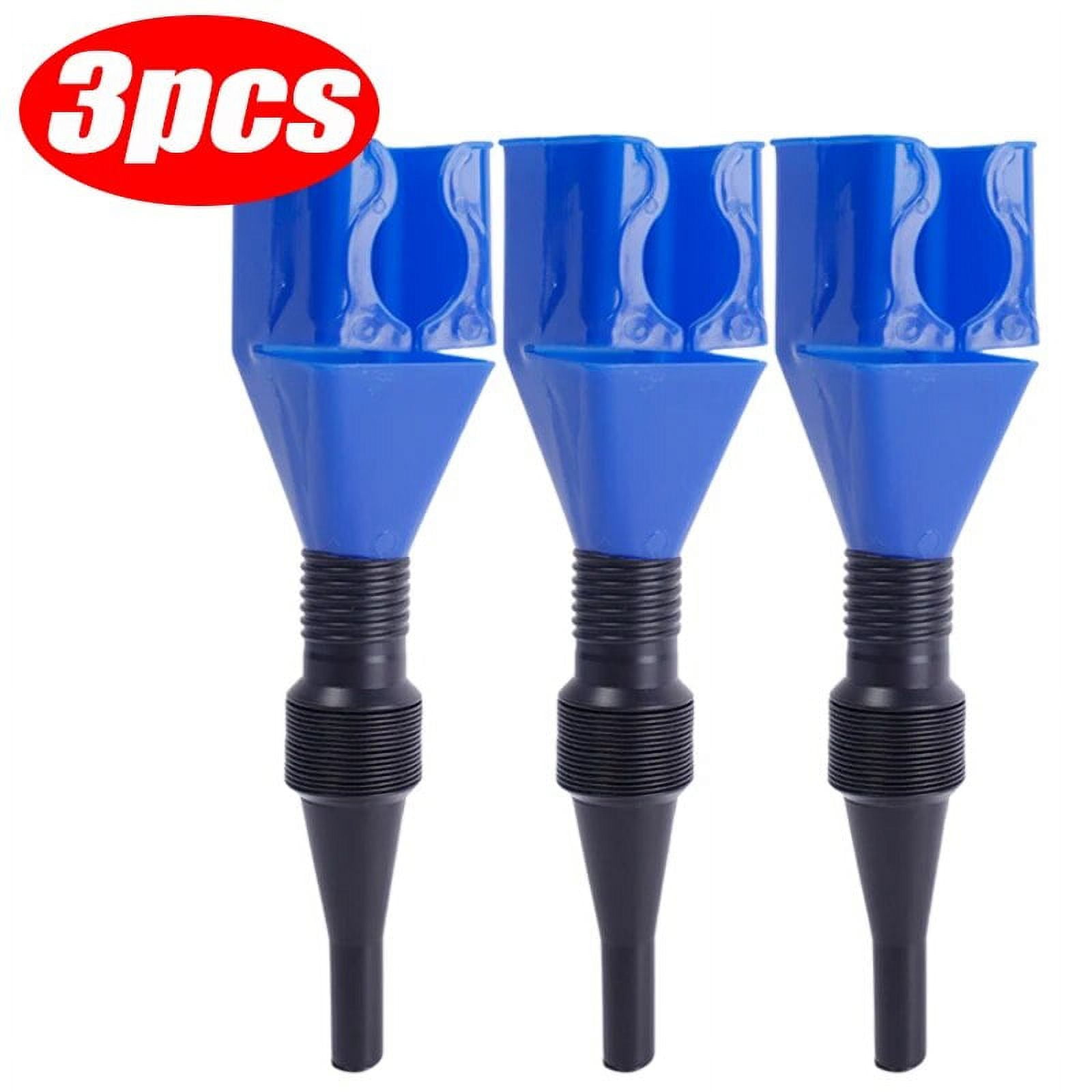 3Pcs Car Refueling Funnel Gasoline Foldable Engine Oil Funnel Tool ...