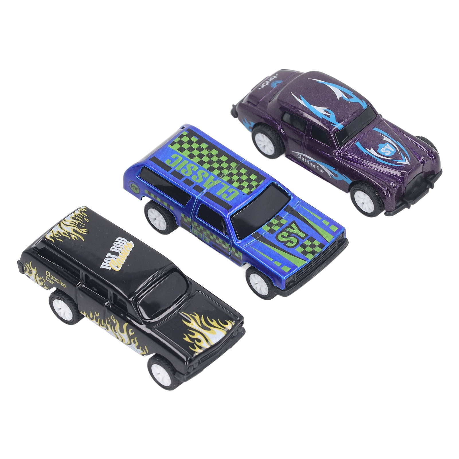 3Pcs Car Toy, Pull Back Car Toys, Vehicle Models, Simulated Exquisite ...
