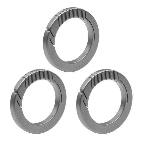 3Pcs Carabiner Keyring Round Keychains Carabiner Clip Quick Releases ...